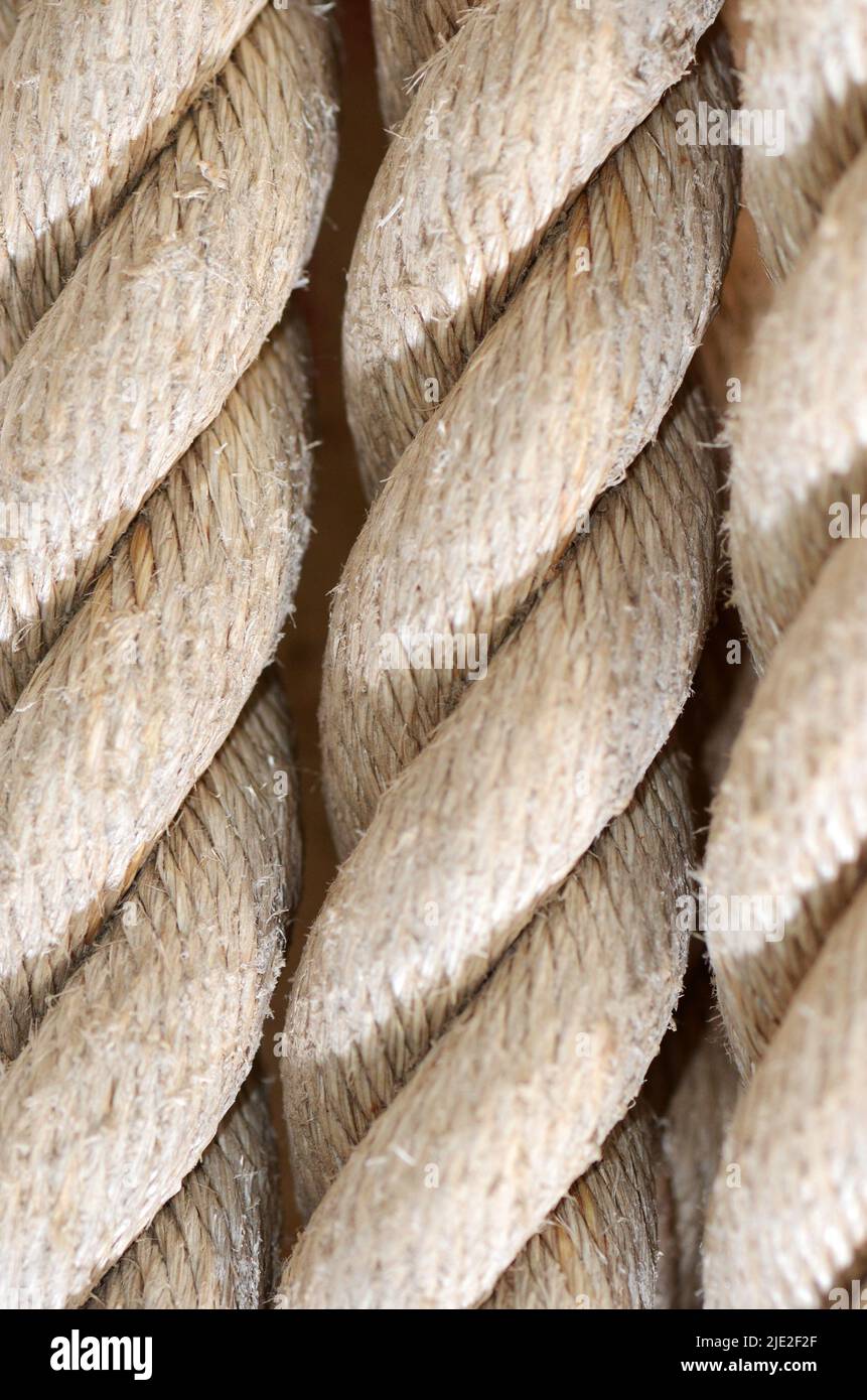 ropes made with different materials Stock Photo - Alamy