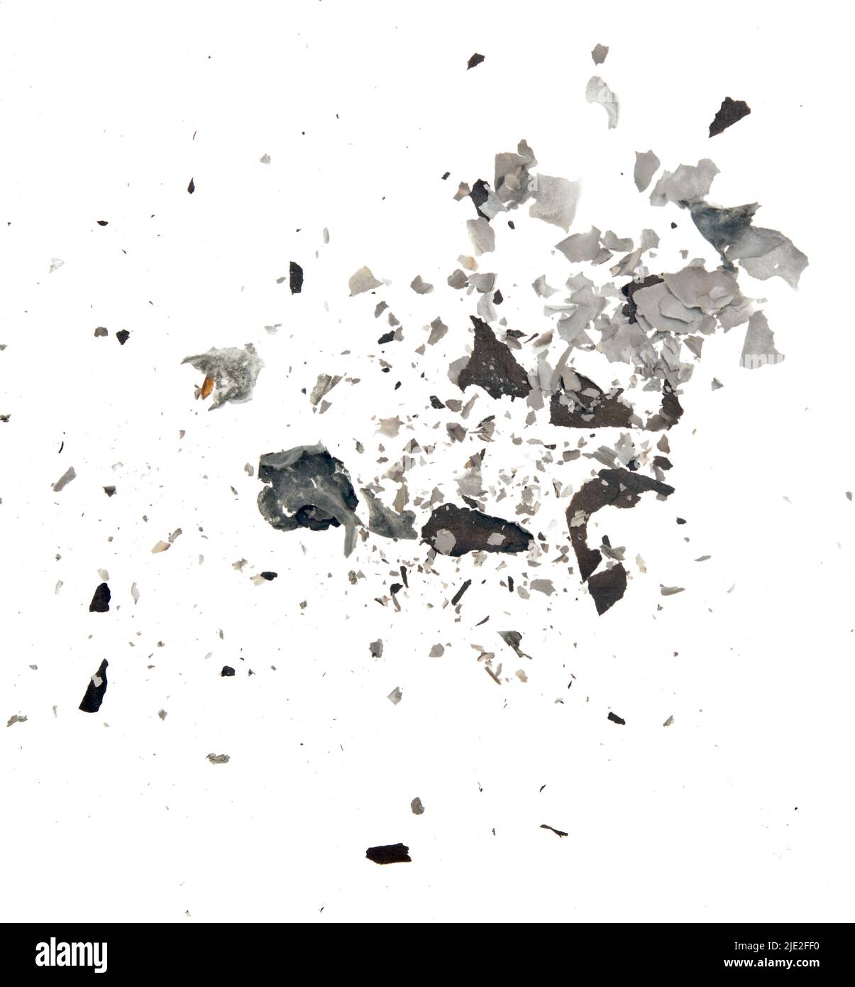 Ash isolated on white background Stock Photo - Alamy