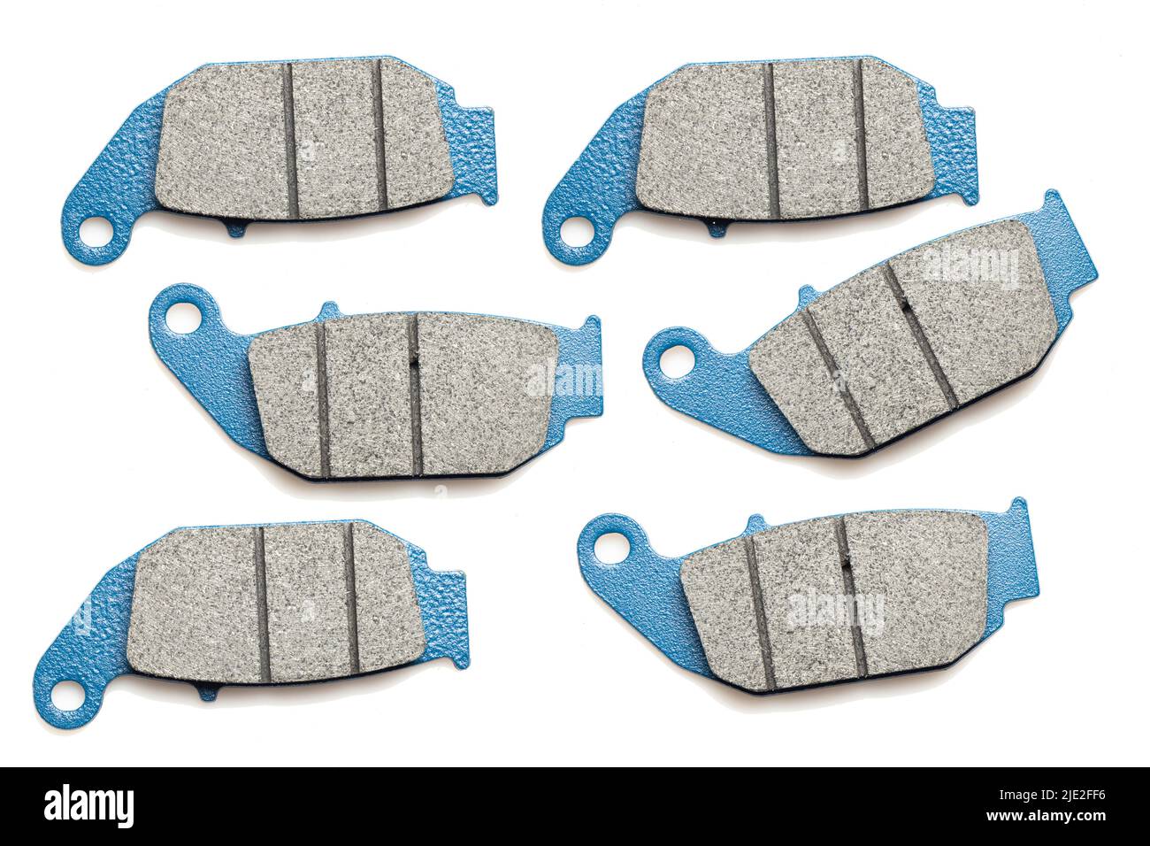 Motorcycle brake pads isolated on white background Stock Photo - Alamy