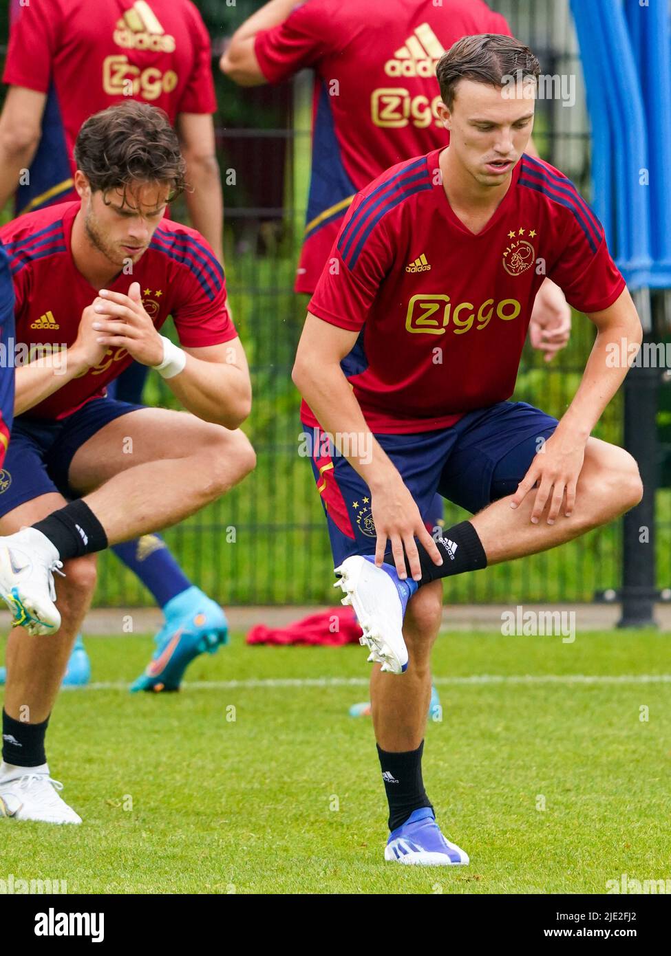 AMSTERDAM, NETHERLANDS - JUNE 24: Youri Regeer of Ajax during the First ...