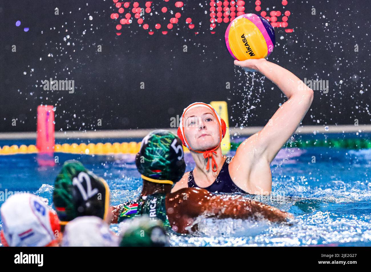 DEBRECEN, HUNGARY - JUNE 24: Simone van de Kraats of the Netherlands ...