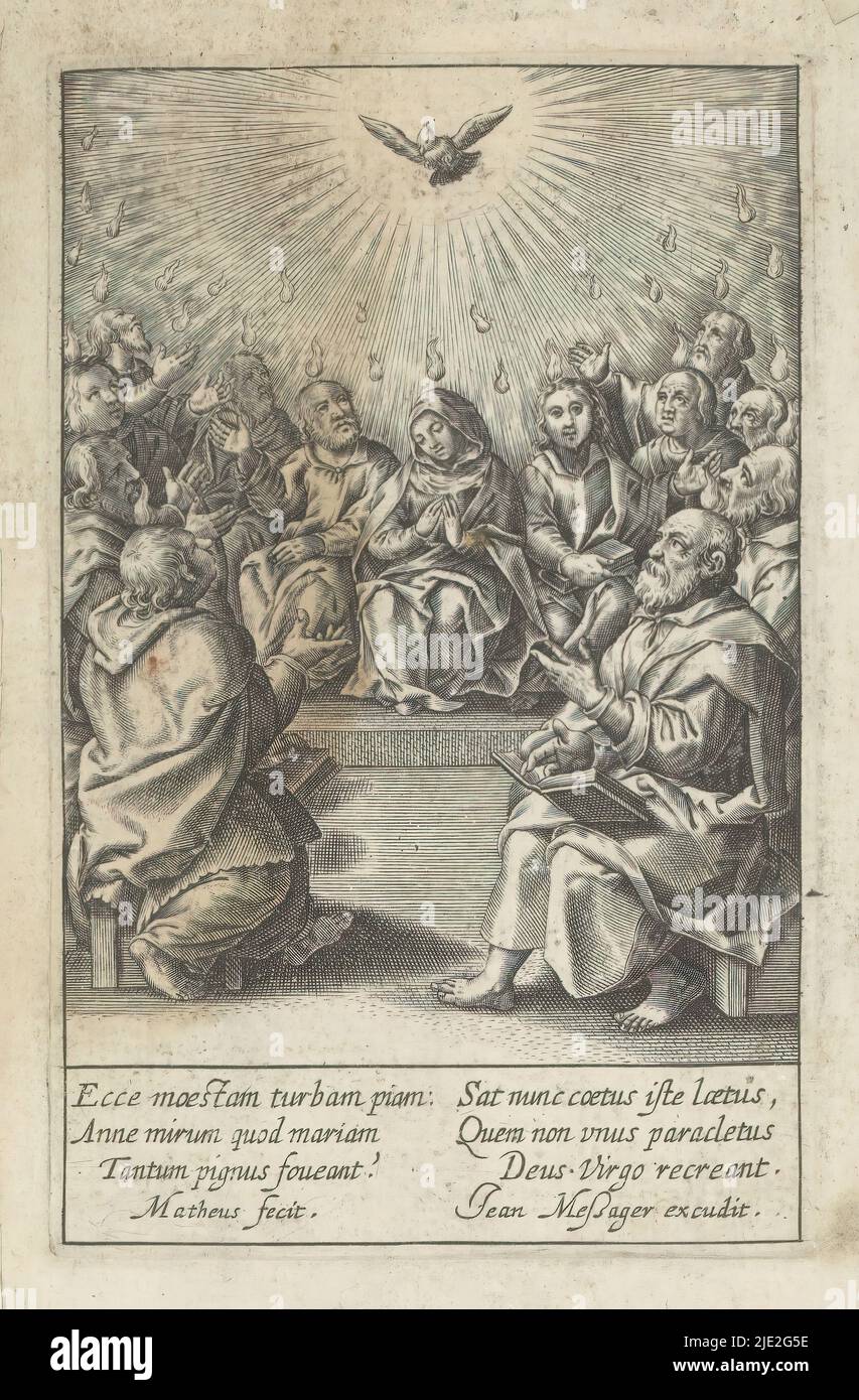 Holy spirit descending upon mary hi-res stock photography and images ...