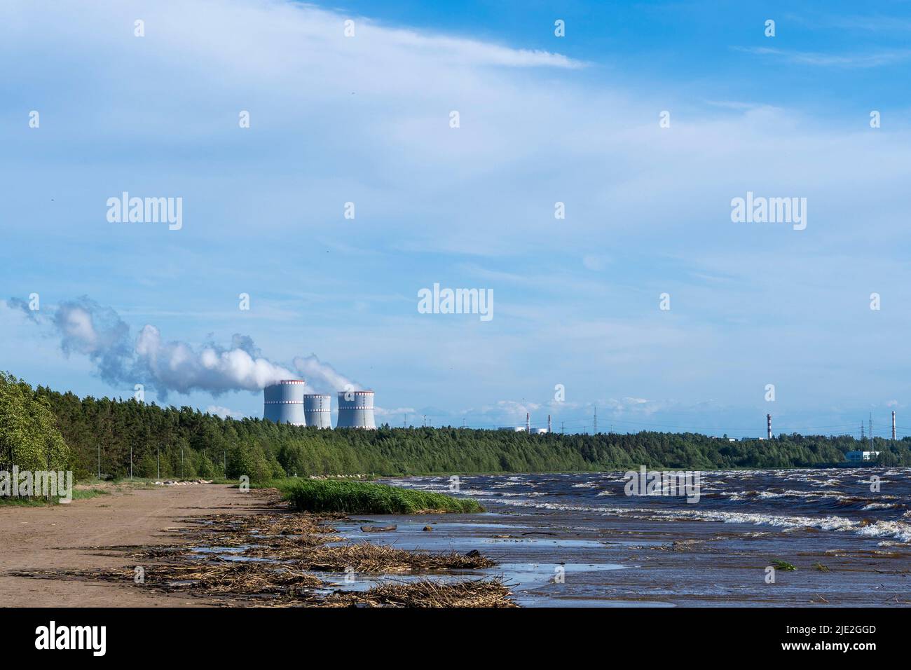 Radioactive pollution towers hi-res stock photography and images - Alamy