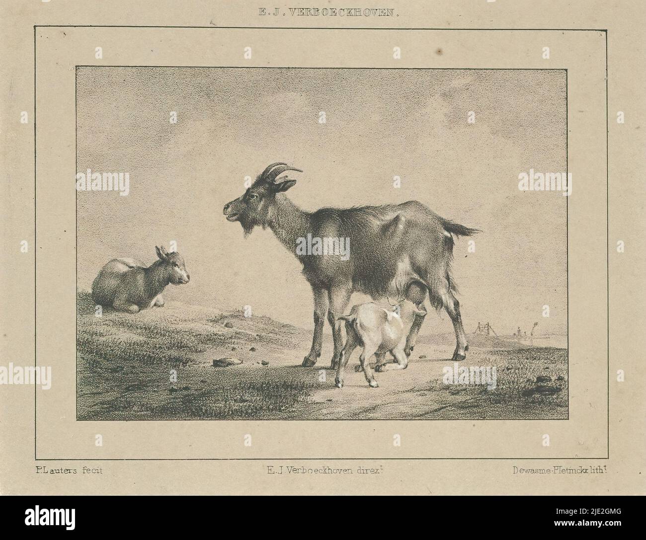 Twelve early lithographs produced hi-res stock photography and images ...