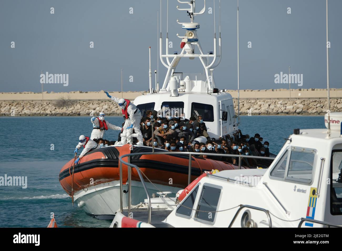 Libya fishing boat hi-res stock photography and images - Alamy