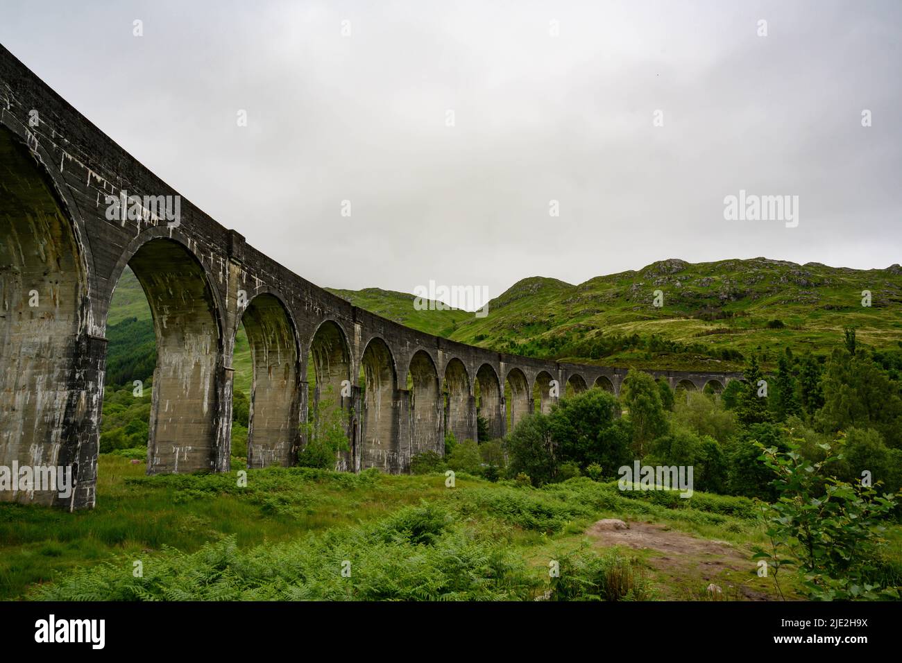 Glennfinnan Viaduct in the Scottish Highlands Stock Photo - Alamy