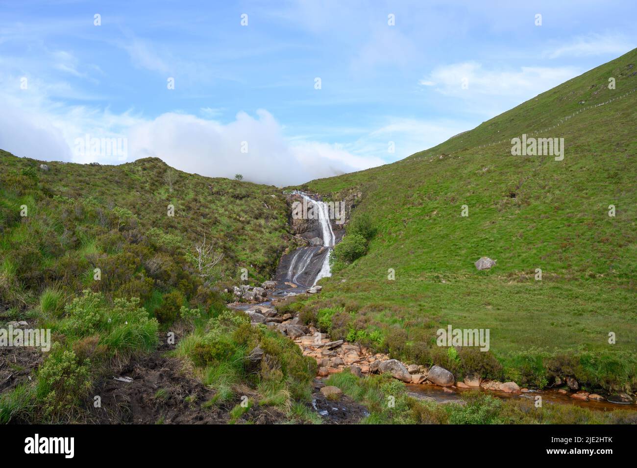Eas a 'Bhradain waterfall on the Isle of Skye Stock Photo - Alamy