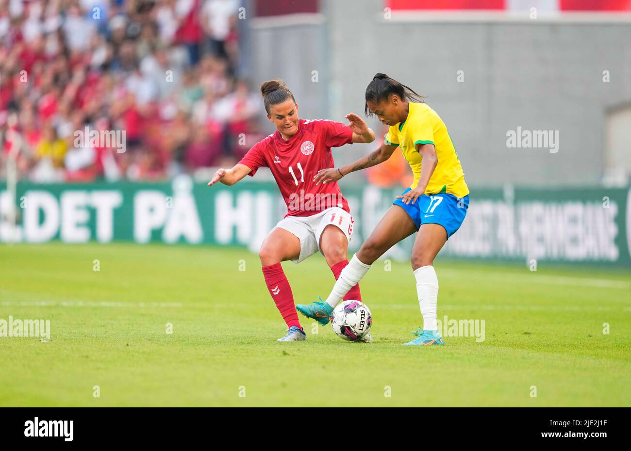 Parken Stadium, Copenhagen, Denmark. 24th June, 2022. Ary Borges of ...