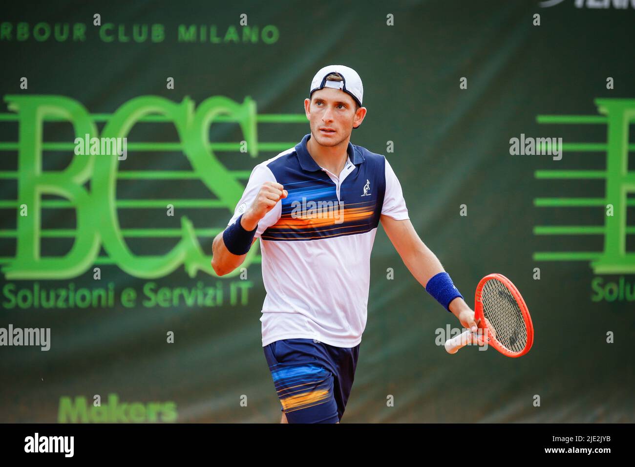 Aspria Harbour Club, Milan, Italy, June 24, 2022, Francesco Passaro ...