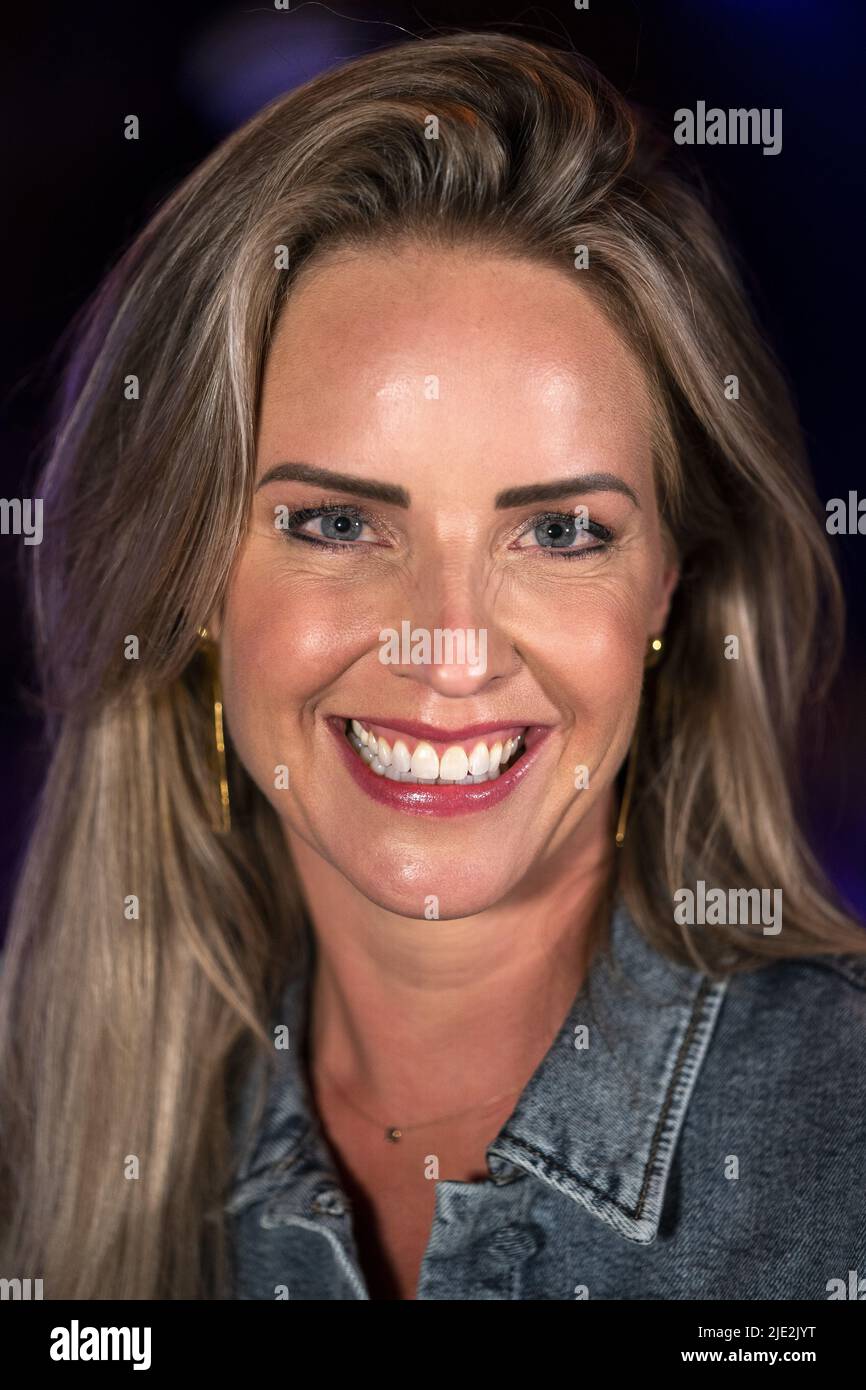 AMSTERDAM - Portrait of Annemarie Fokkens during Dutch Darts Masters ...