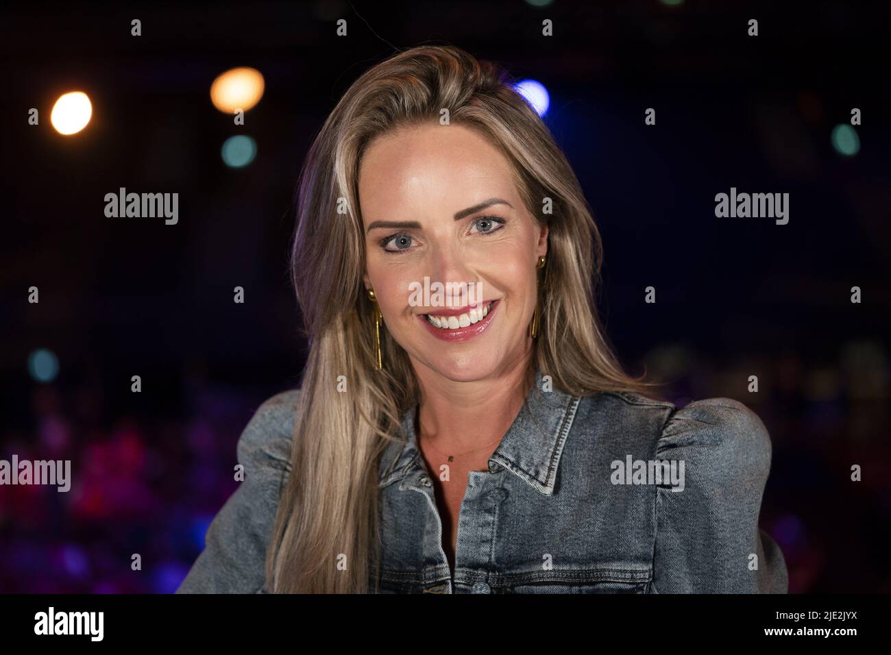 AMSTERDAM - Portrait of Annemarie Fokkens during Dutch Darts Masters ...