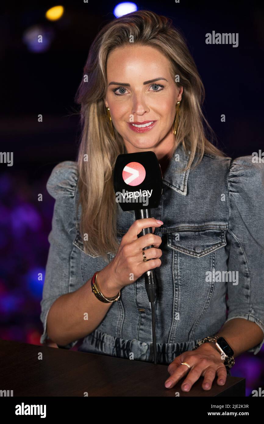 AMSTERDAM - Portrait of Annemarie Fokkens during Dutch Darts Masters ...
