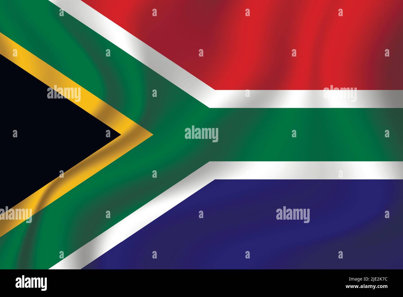 Flag of Republic of South Africa. RSA national symbol in official ...