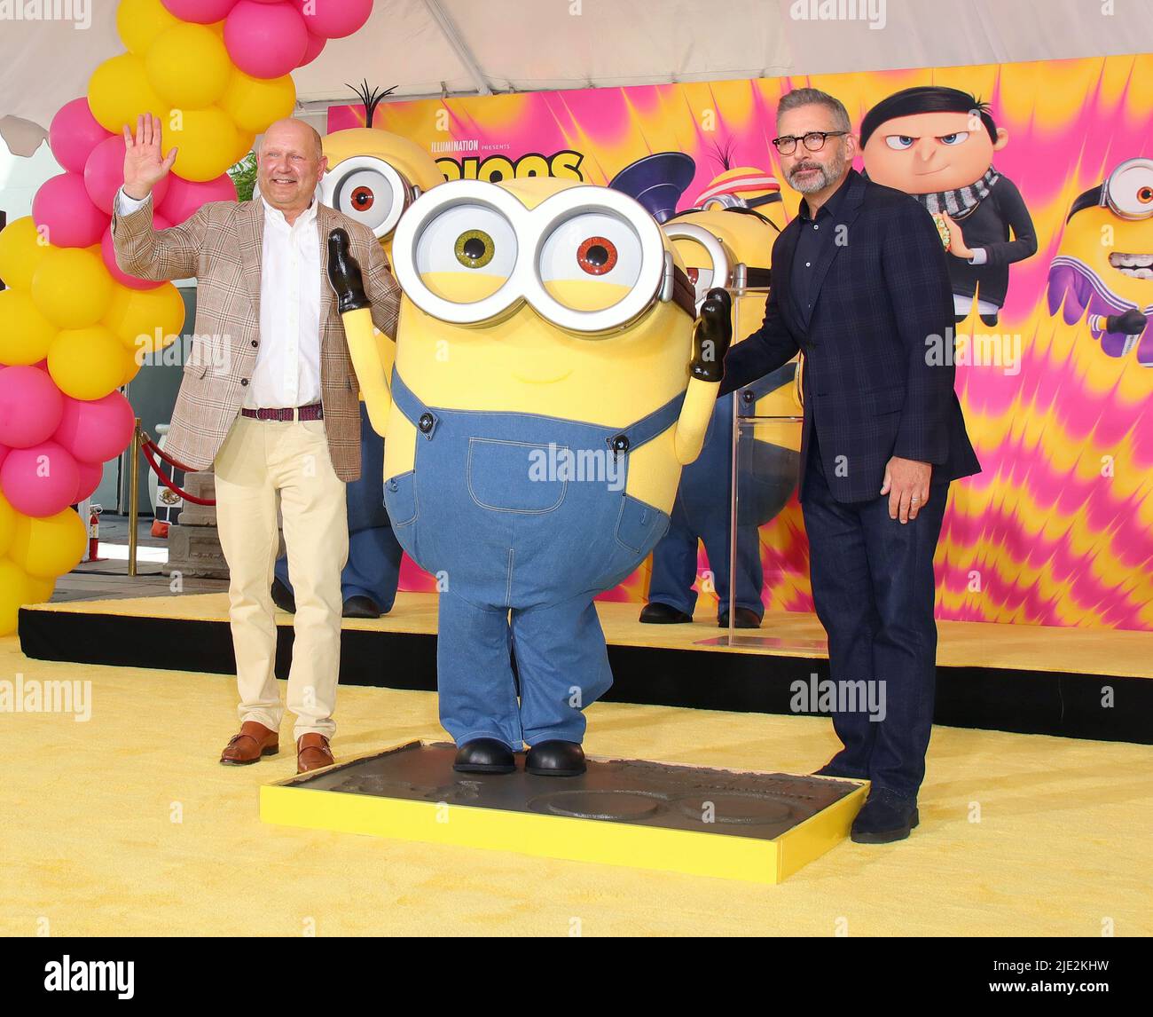 Hollywood, USA. 24th June, 2022. Chris Meledandri, Bob The Minion ...