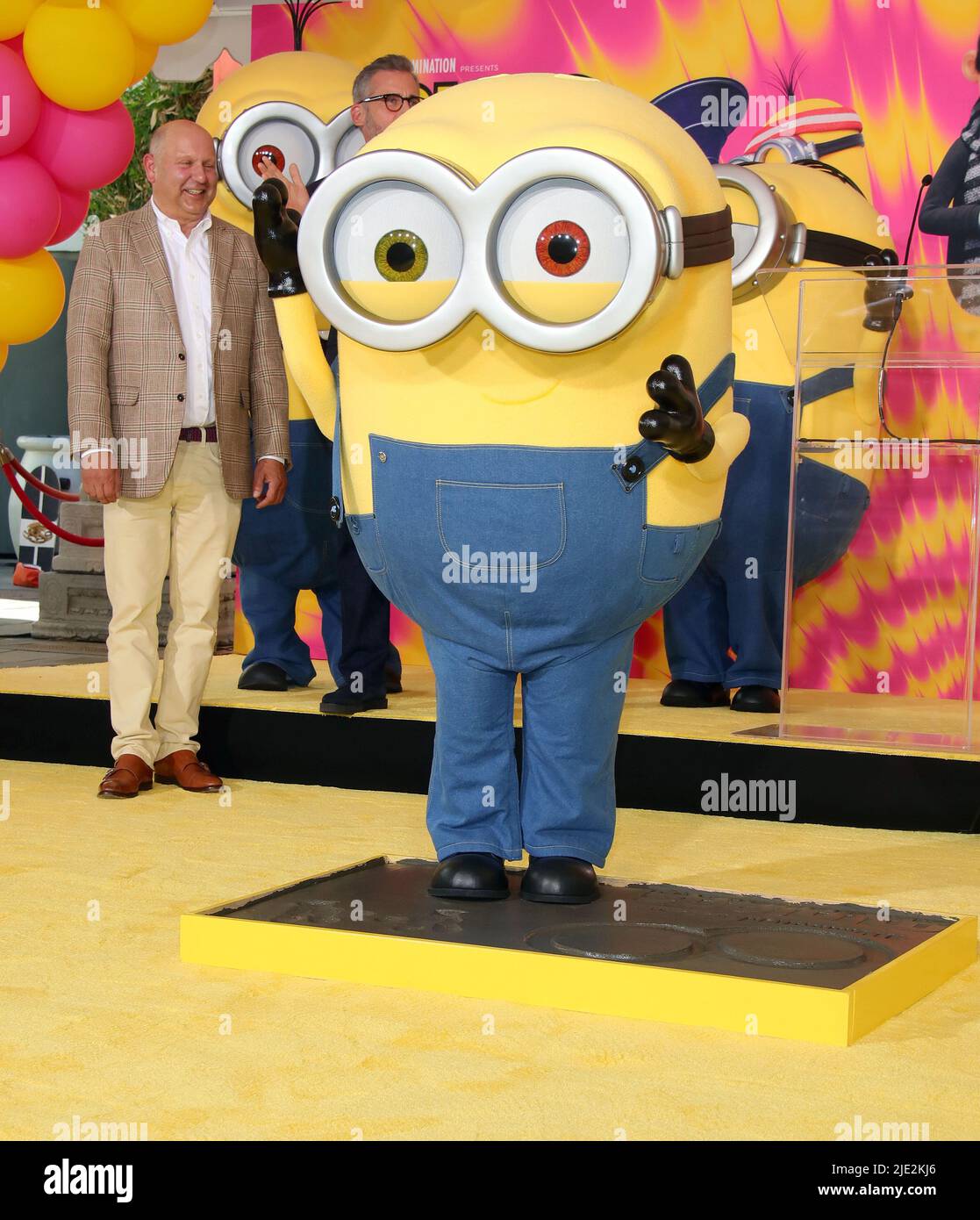 Hollywood, USA. 24th June, 2022. Bob The Minion arrives at Illumination ...