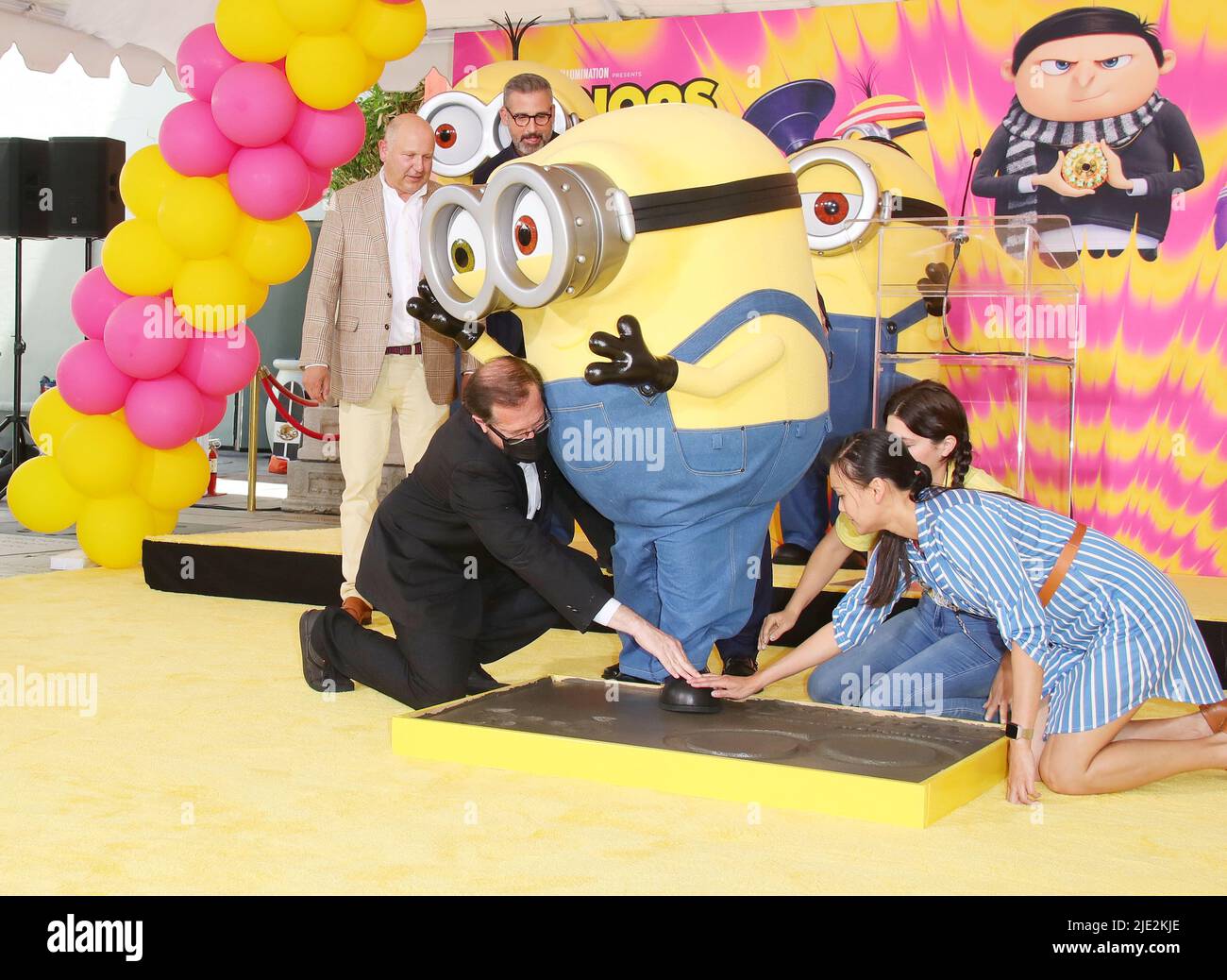 Hollywood, USA. 24th June, 2022. Bob The Minion arrives at Illumination ...