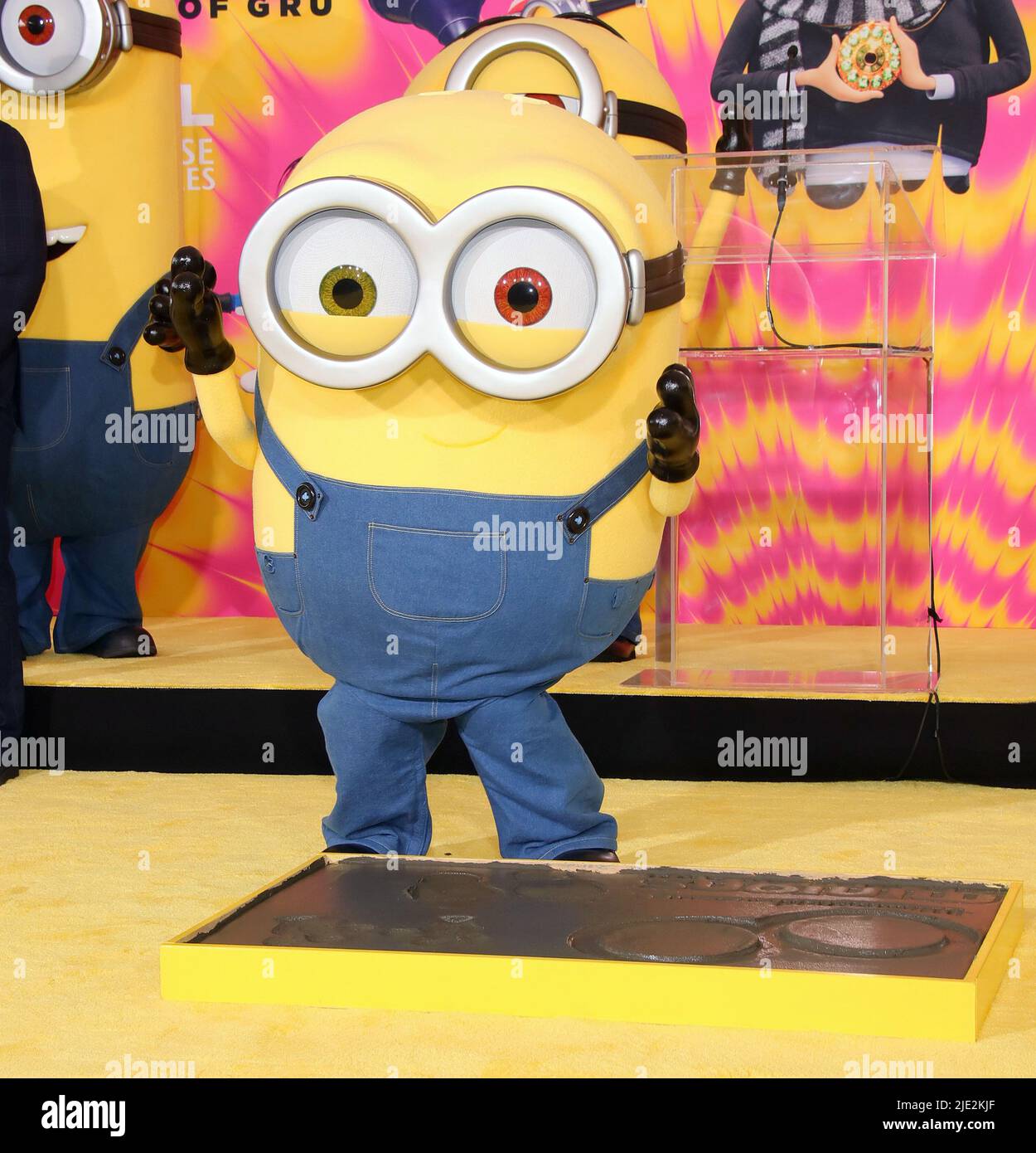 Hollywood, USA. 24th June, 2022. Bob The Minion arrives at Illumination ...
