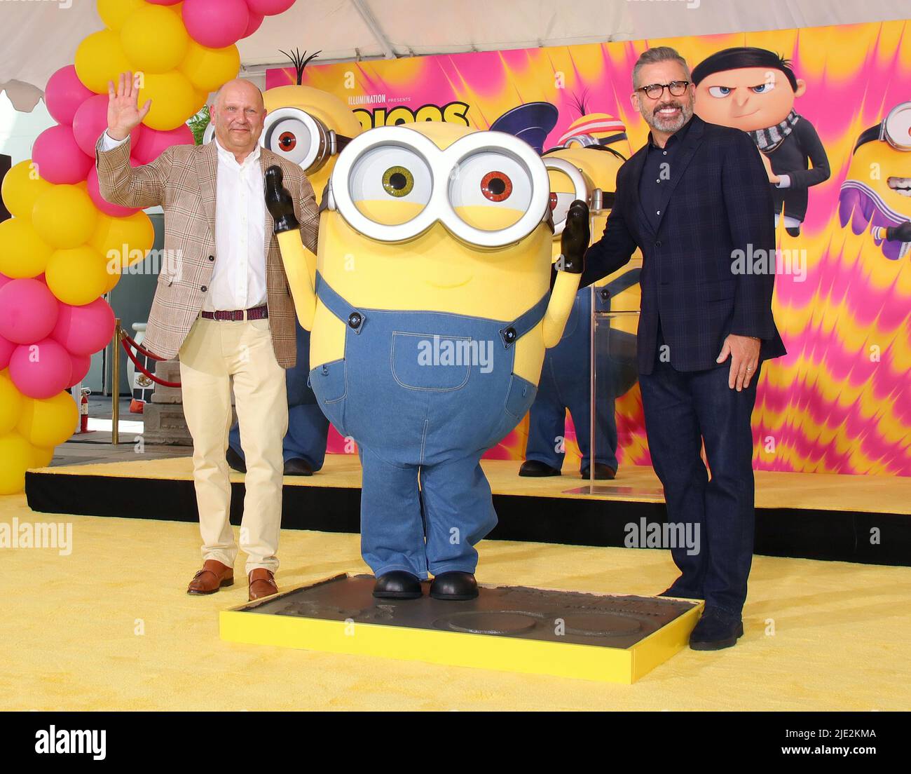 Hollywood, USA. 24th June, 2022. Chris Meledandri, Bob The Minion ...