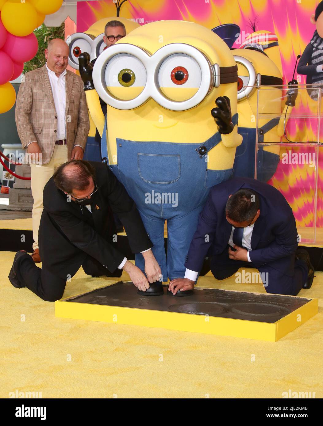 Hollywood, USA. 24th June, 2022. Bob The Minion arrives at Illumination ...