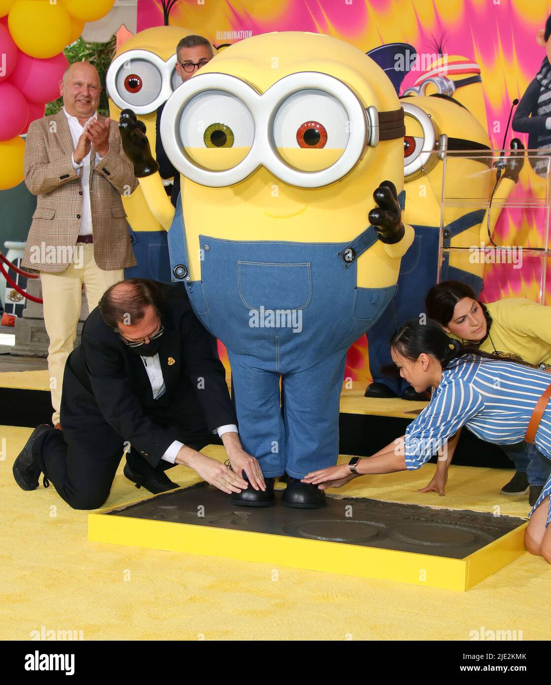 Hollywood, USA. 24th June, 2022. Bob The Minion arrives at Illumination ...
