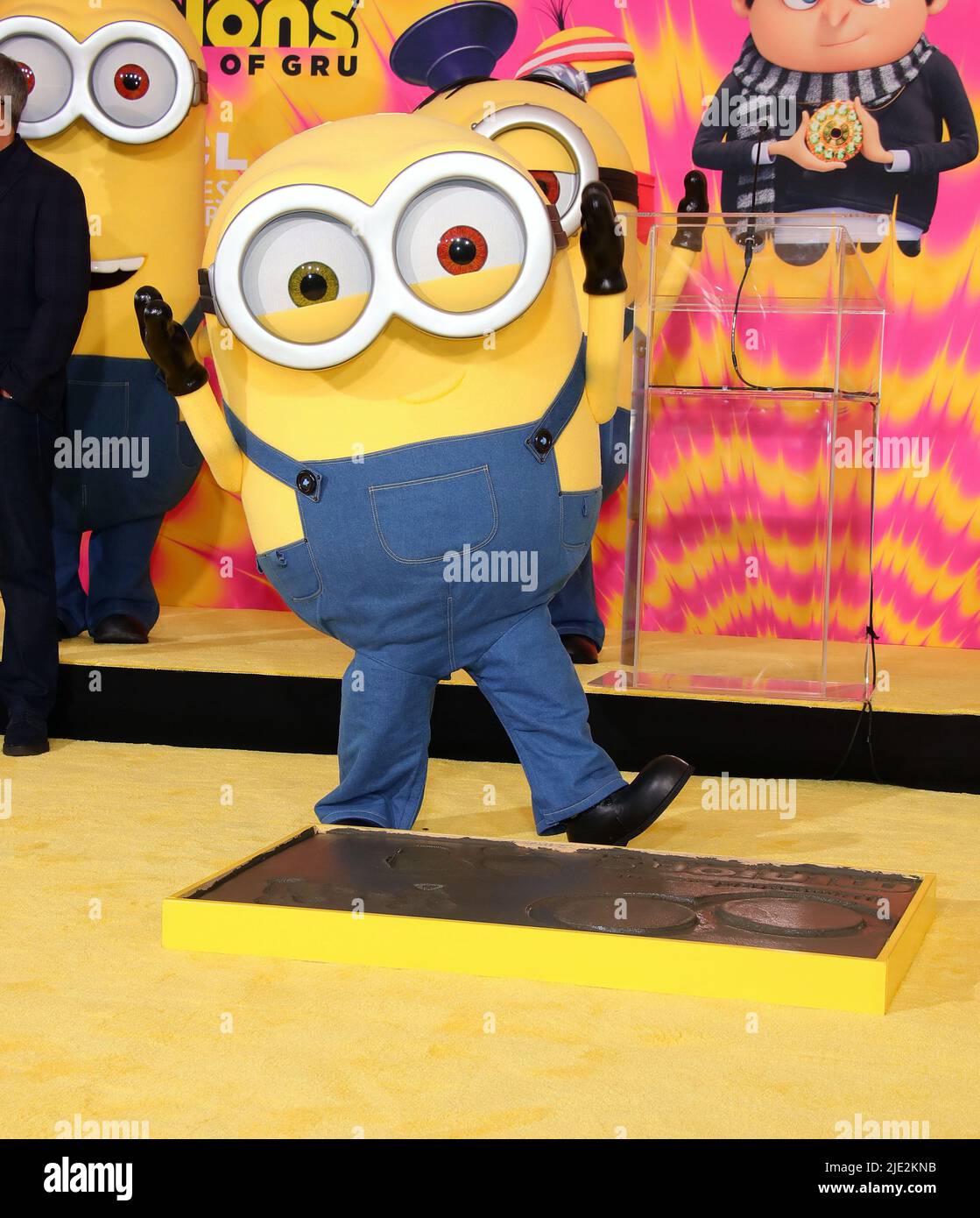 Hollywood, USA. 24th June, 2022. Bob The Minion arrives at Illumination ...
