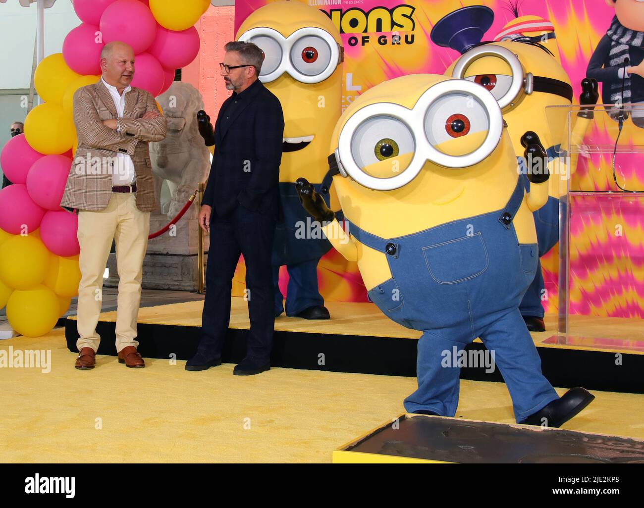 Hollywood, USA. 24th June, 2022. Chris Meledandri, Bob The Minion ...