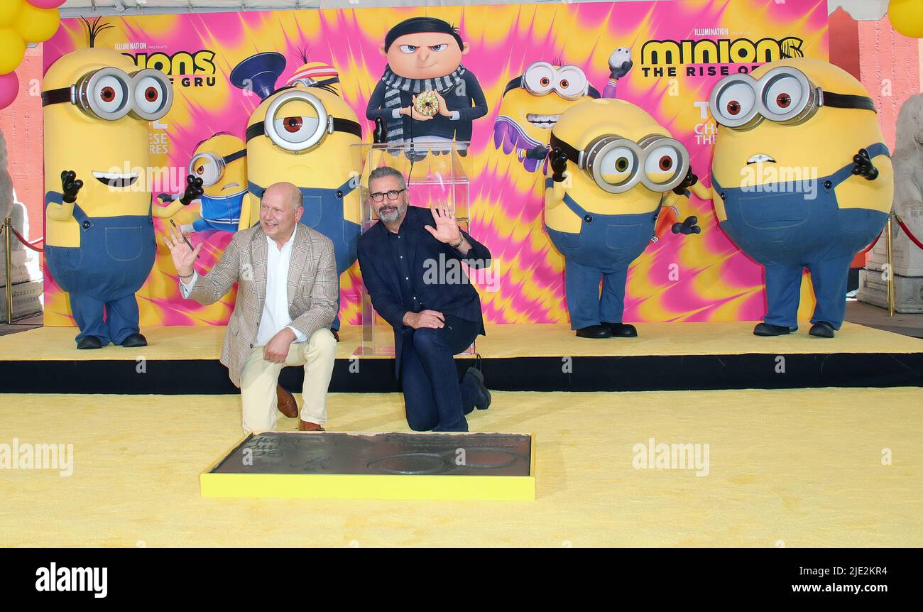 Kevin the Minion, Chris Meledandri, Steve Carell, Bob The Minion ...