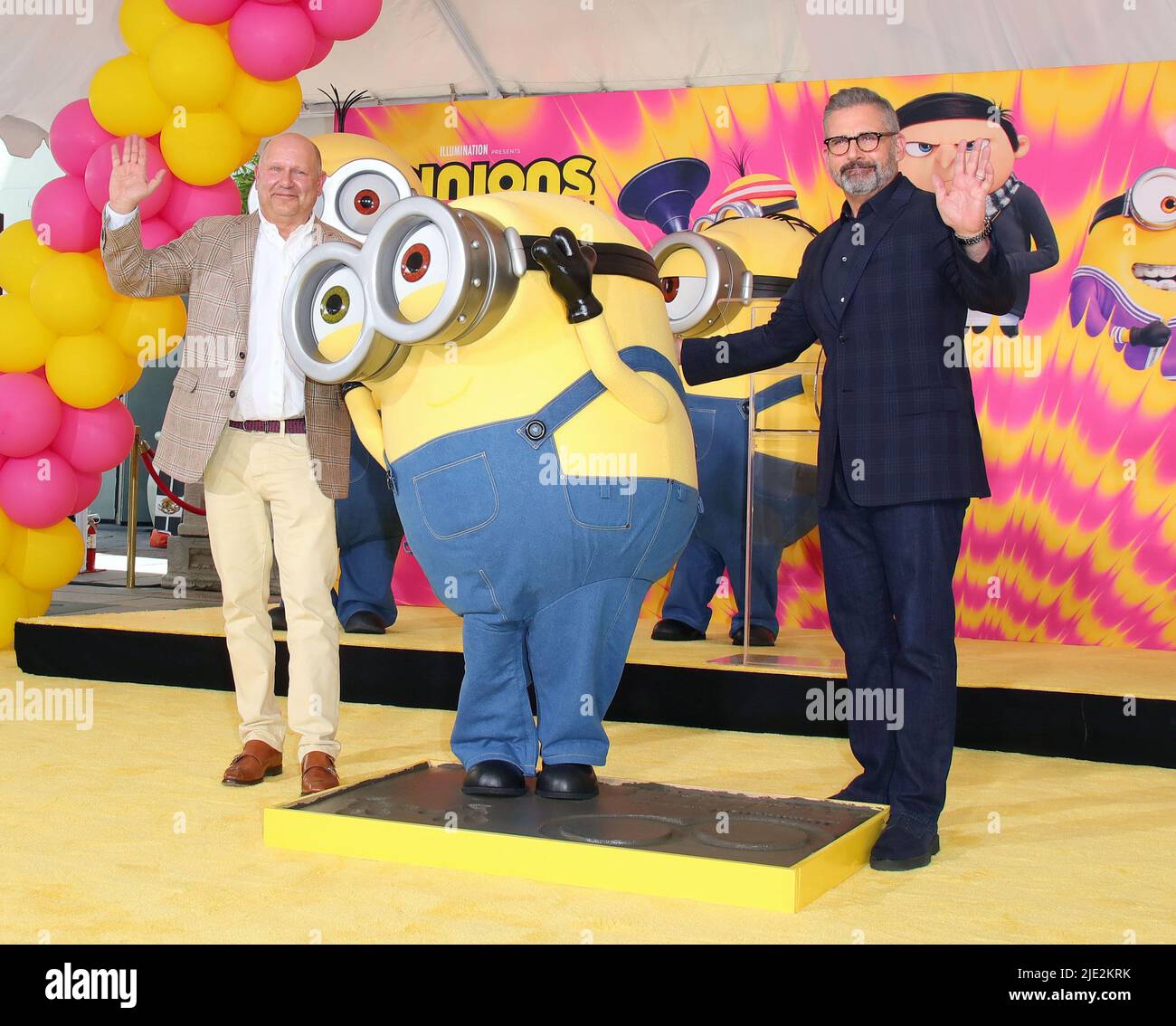 Hollywood, USA. 24th June, 2022. Chris Meledandri, Bob The Minion ...