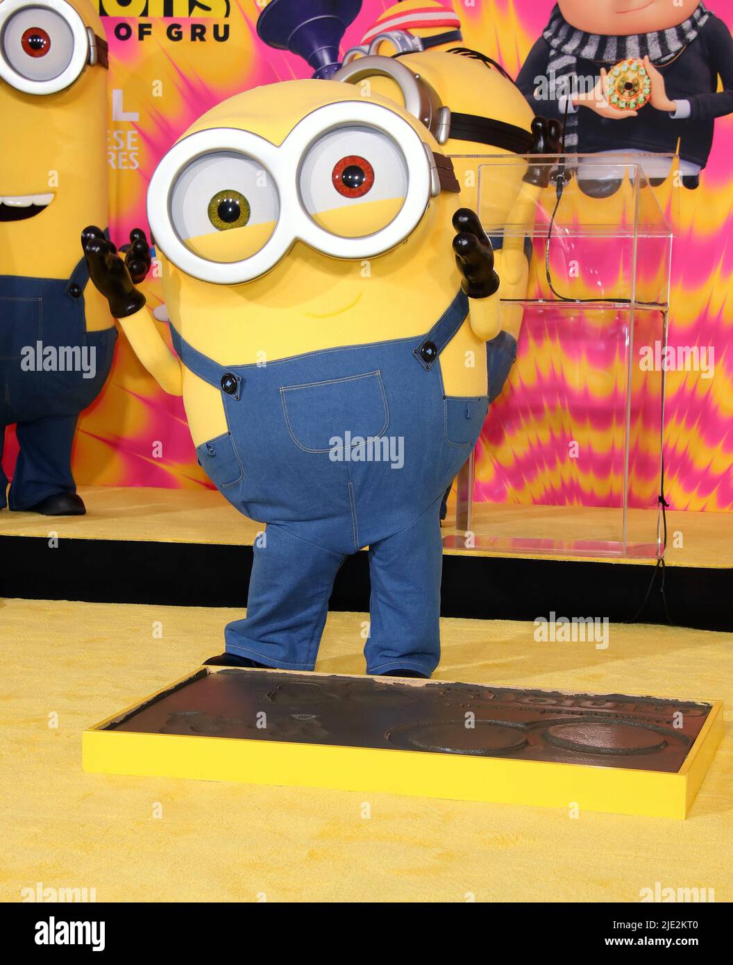 Hollywood, USA. 24th June, 2022. Bob The Minion arrives at Illumination ...