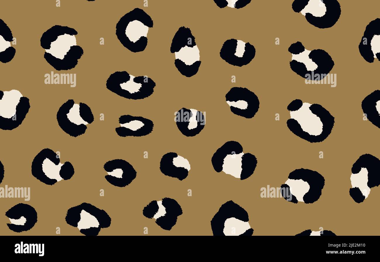 Abstract modern leopard seamless pattern. Animals trendy background ...