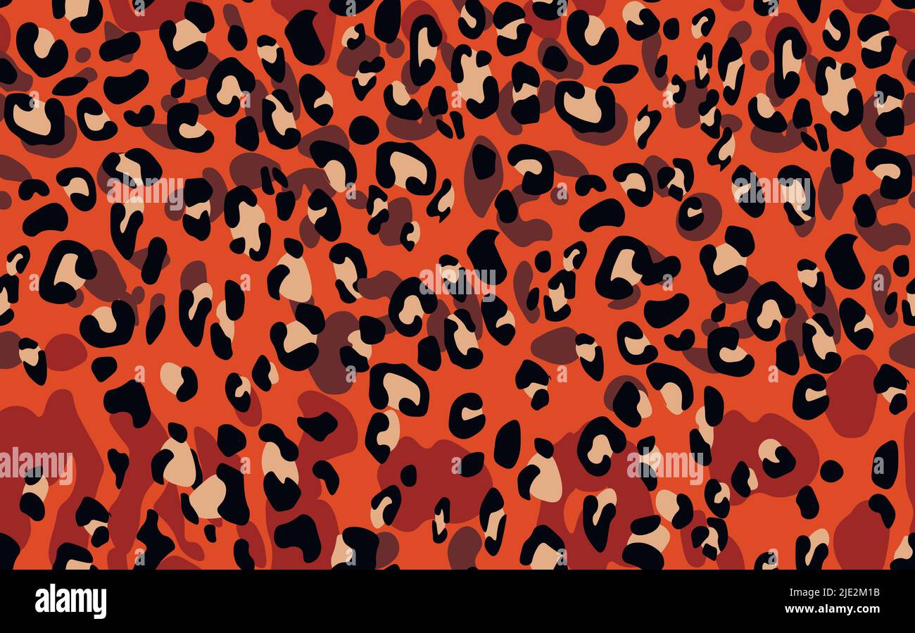 Abstract modern leopard seamless pattern. Animals trendy background ...