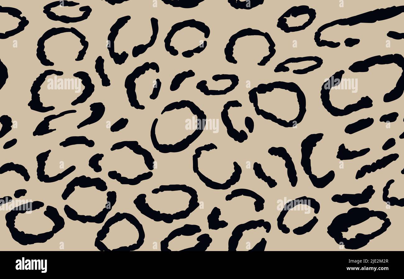 Abstract modern leopard seamless pattern. Animals trendy background ...