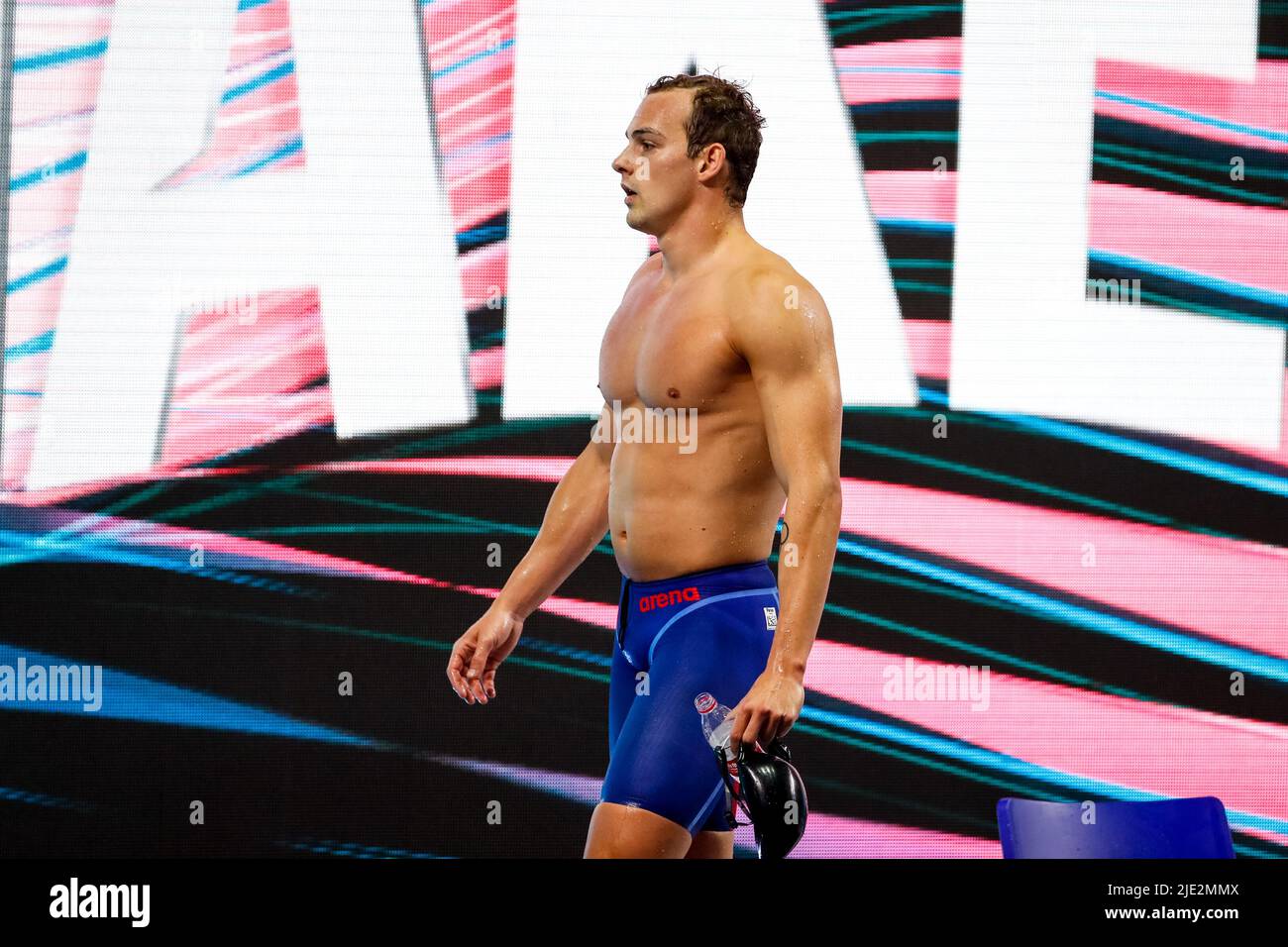 BUDAPEST, HUNGARY - JUNE 24: Jesse Puts of the Netherlands after ...