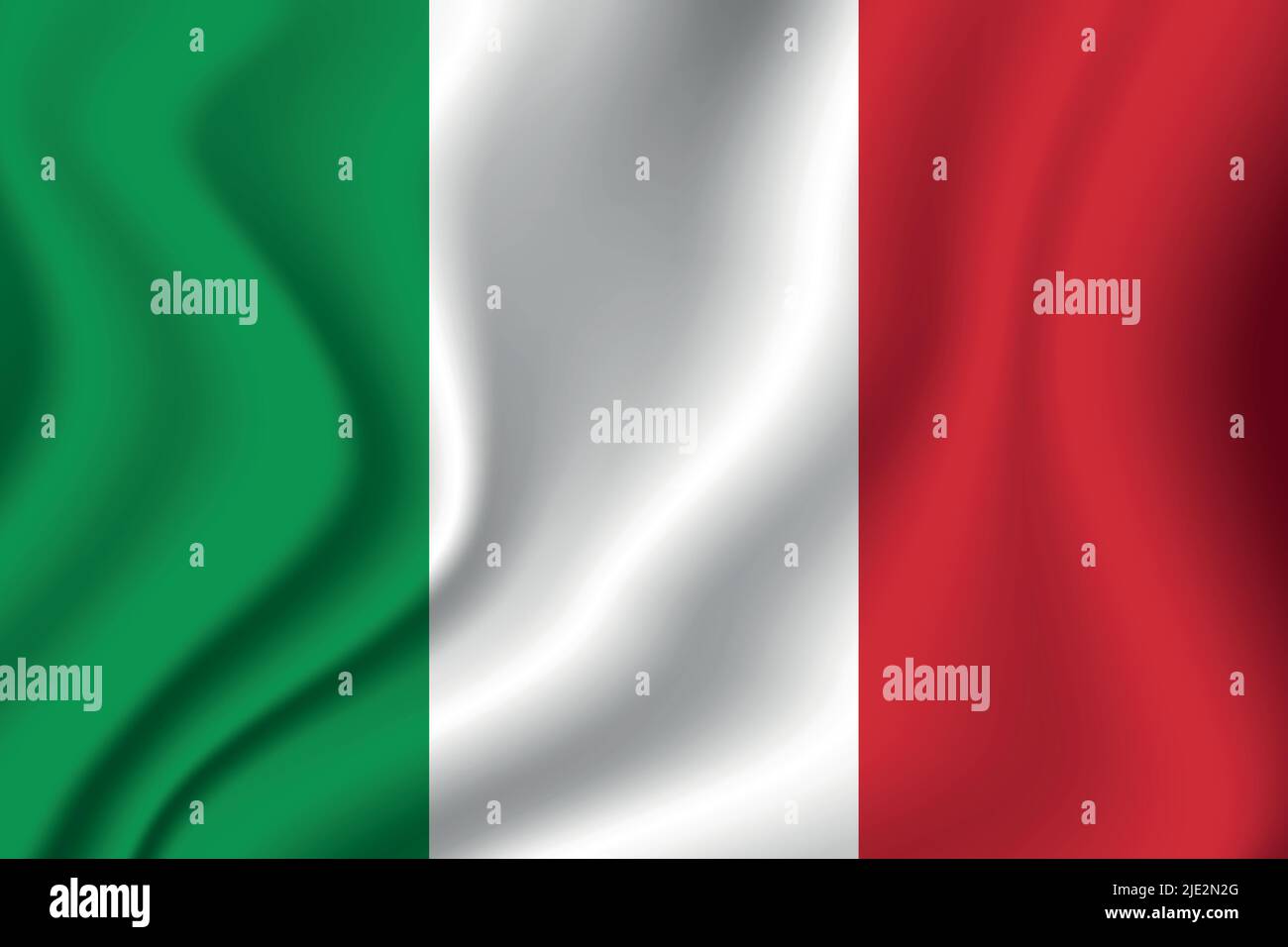 Flag of Italy. Italian national symbol in official colors. Template ...