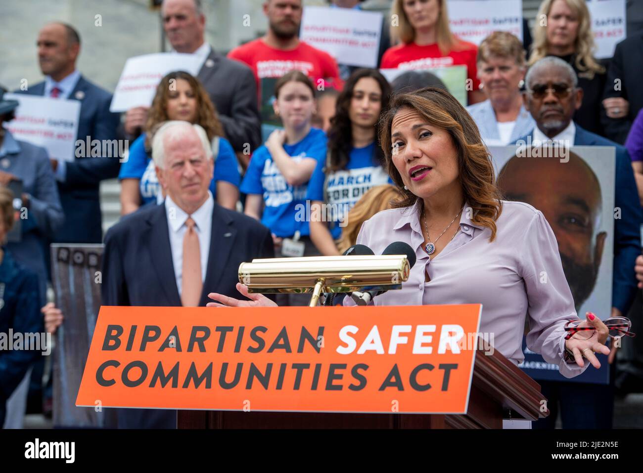 Bipartisan safer communities act hi-res stock photography and images ...