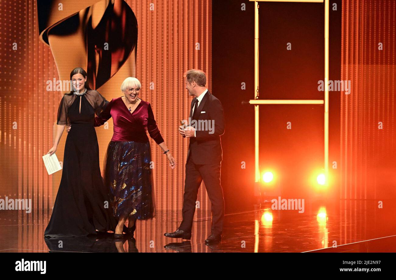 Berlin, Germany. 24th June, 2022. Presentation of the German Film Award ...