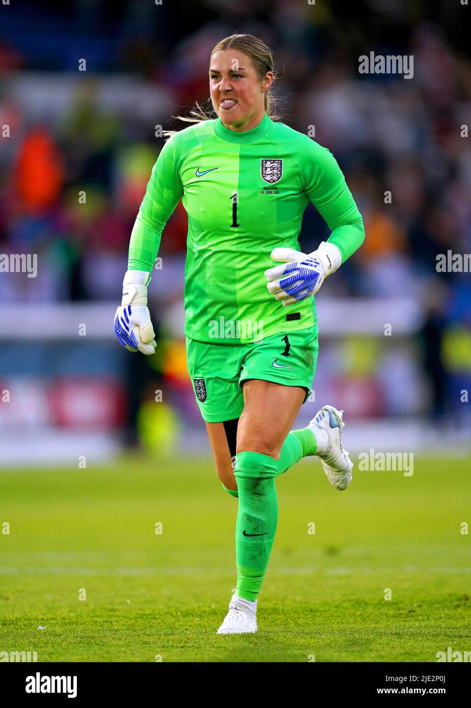 England goalkeeper Mary Earps during the Women's International Friendly ...