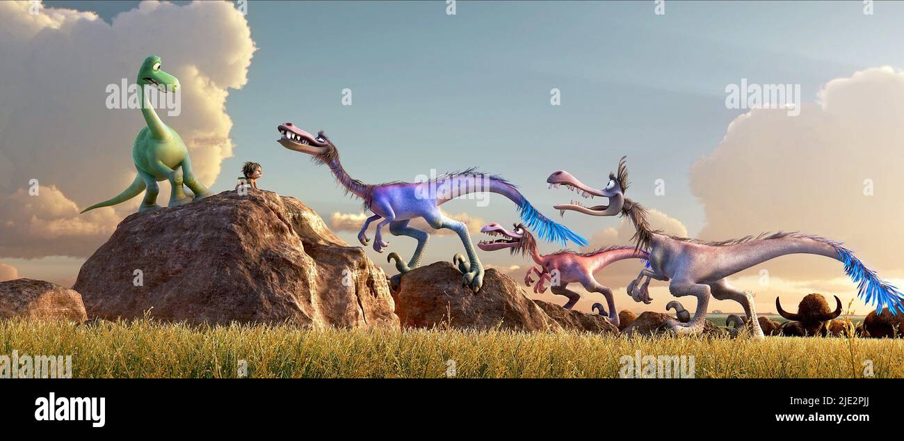 ARLO, SPOT, THE GOOD DINOSAUR, 2015 Stock Photo - Alamy