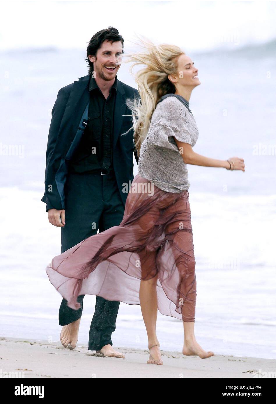 CHRISTIAN BALE, ISABEL LUCAS, KNIGHT OF CUPS, 2015 Stock Photo - Alamy