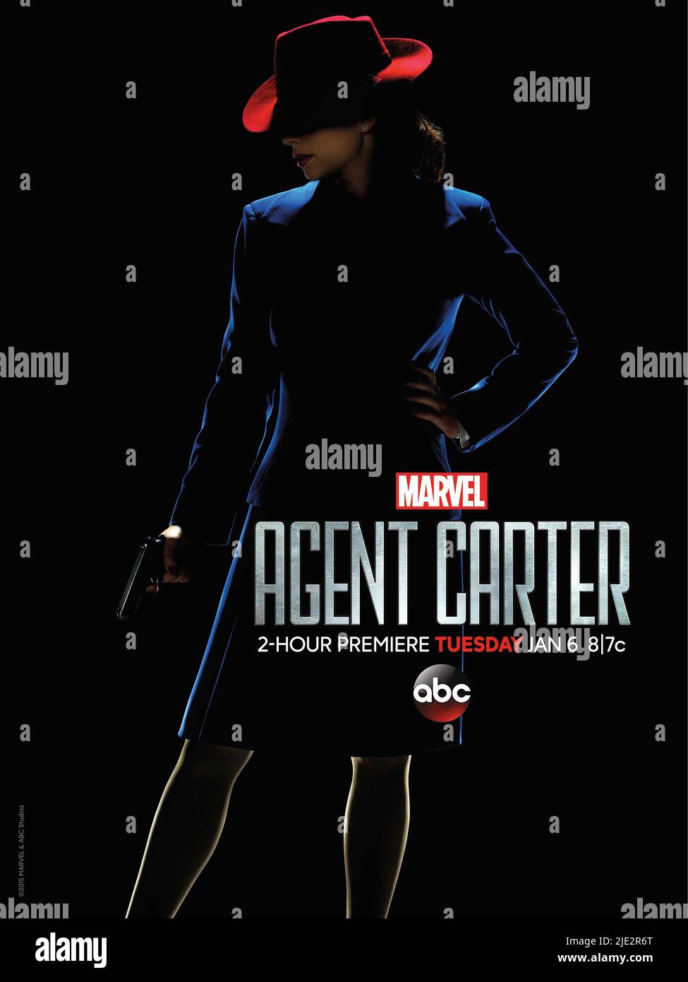 HAYLEY ATWELL POSTER, AGENT CARTER, 2015 Stock Photo - Alamy