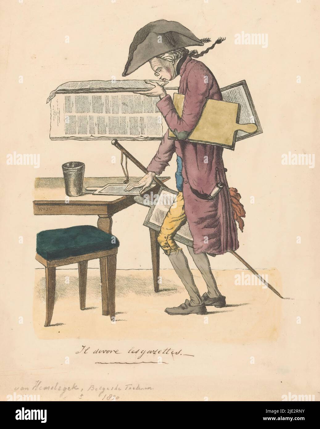 Il devore les gazettes hi-res stock photography and images - Alamy