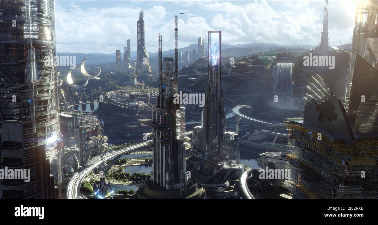 FUTURISTIC CITY, TOMORROWLAND, 2015 Stock Photo - Alamy