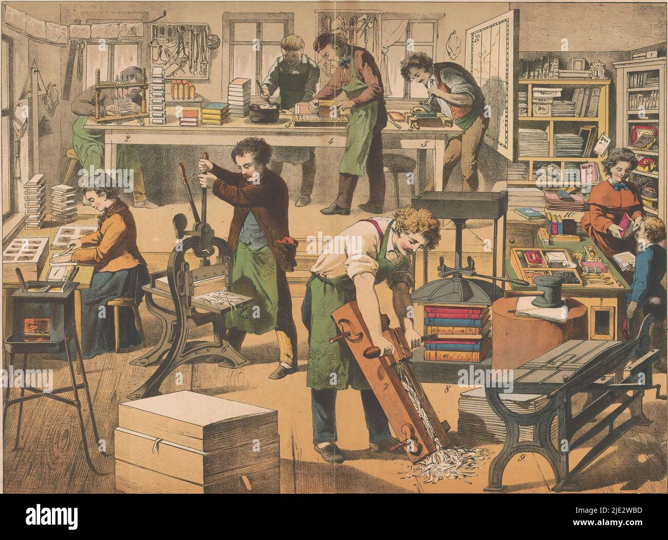 Stamping book bindings hi-res stock photography and images - Alamy