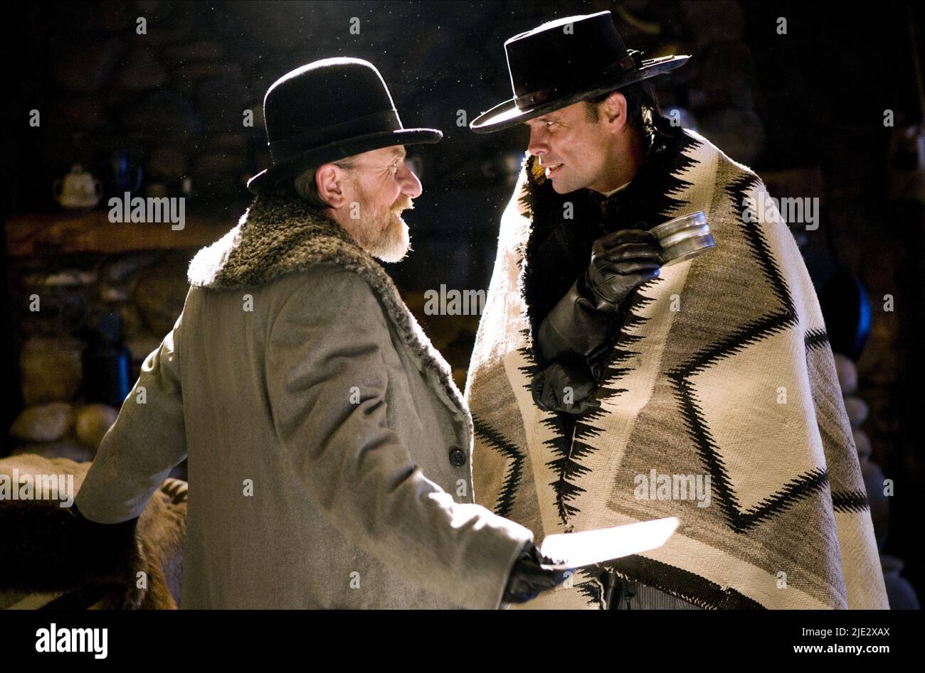 TIM ROTH, WALTON GOGGINS, THE HATEFUL EIGHT, 2015 Stock Photo - Alamy