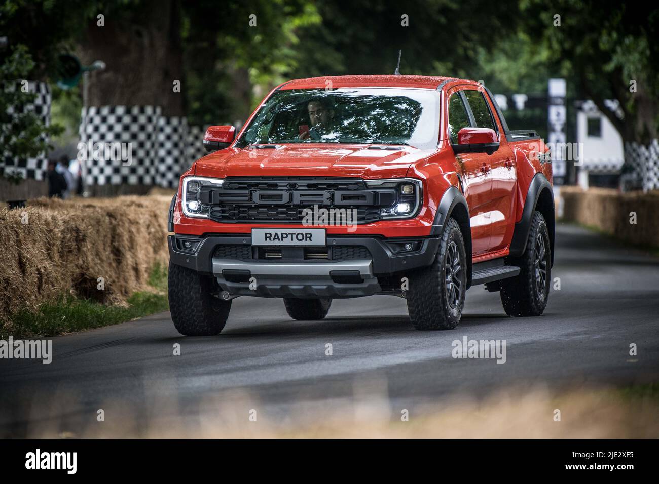 Goodwood, UK. 23rd June, 2022. Ford Raptor takes on the hill at the ...