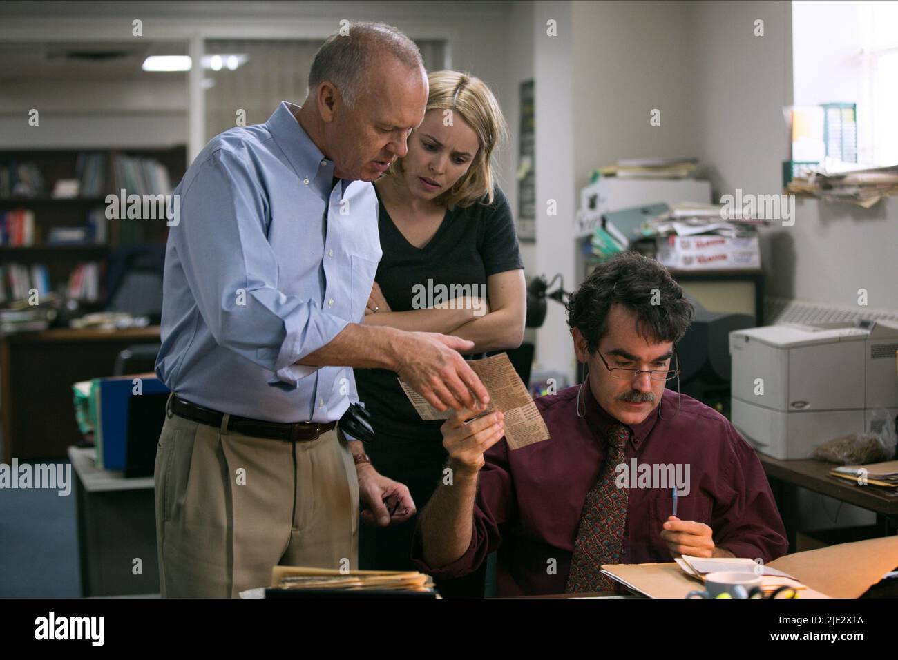 MICHAEL KEATON, RACHEL MCADAMS, BRIAN DARCY JAMES, SPOTLIGHT, 2015 ...