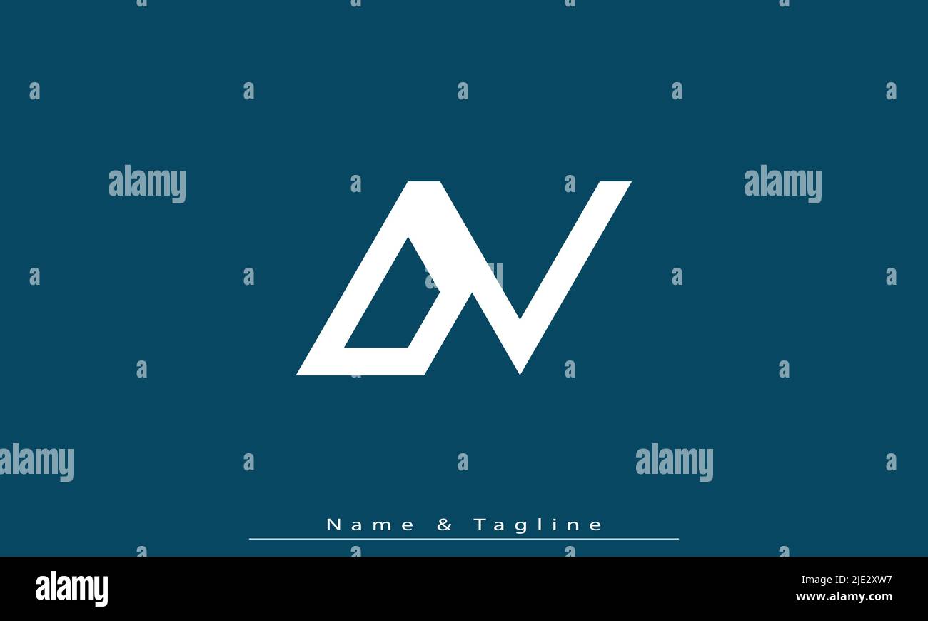 Alphabet letters Initials Monogram logo DV , VD Stock Vector Image ...