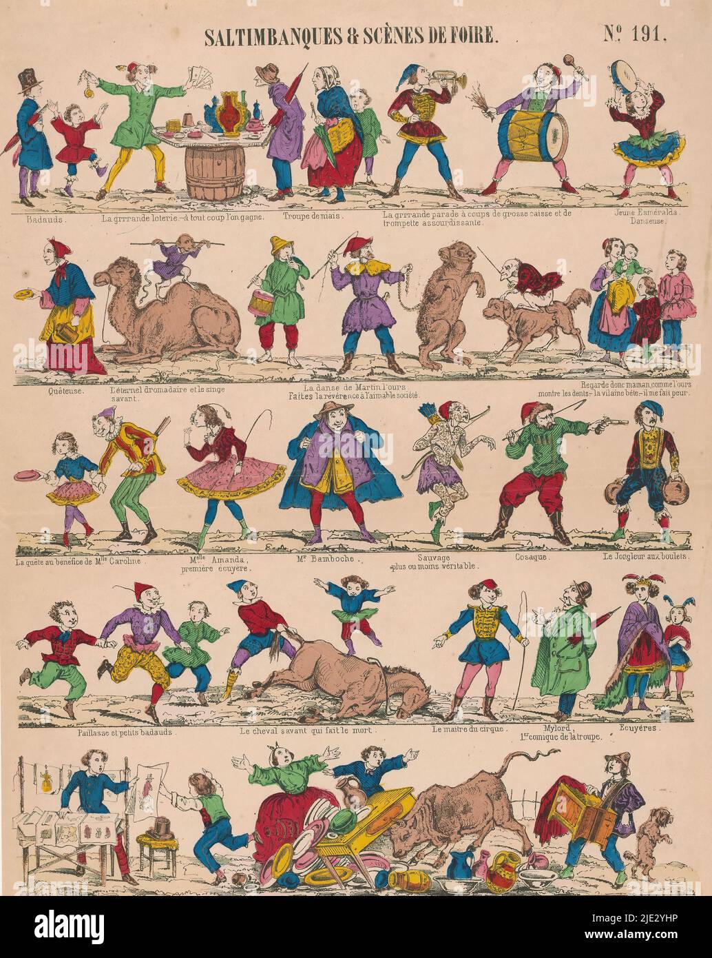 Street performers and fair scenes, Saltimbanques & scènes de foire ...