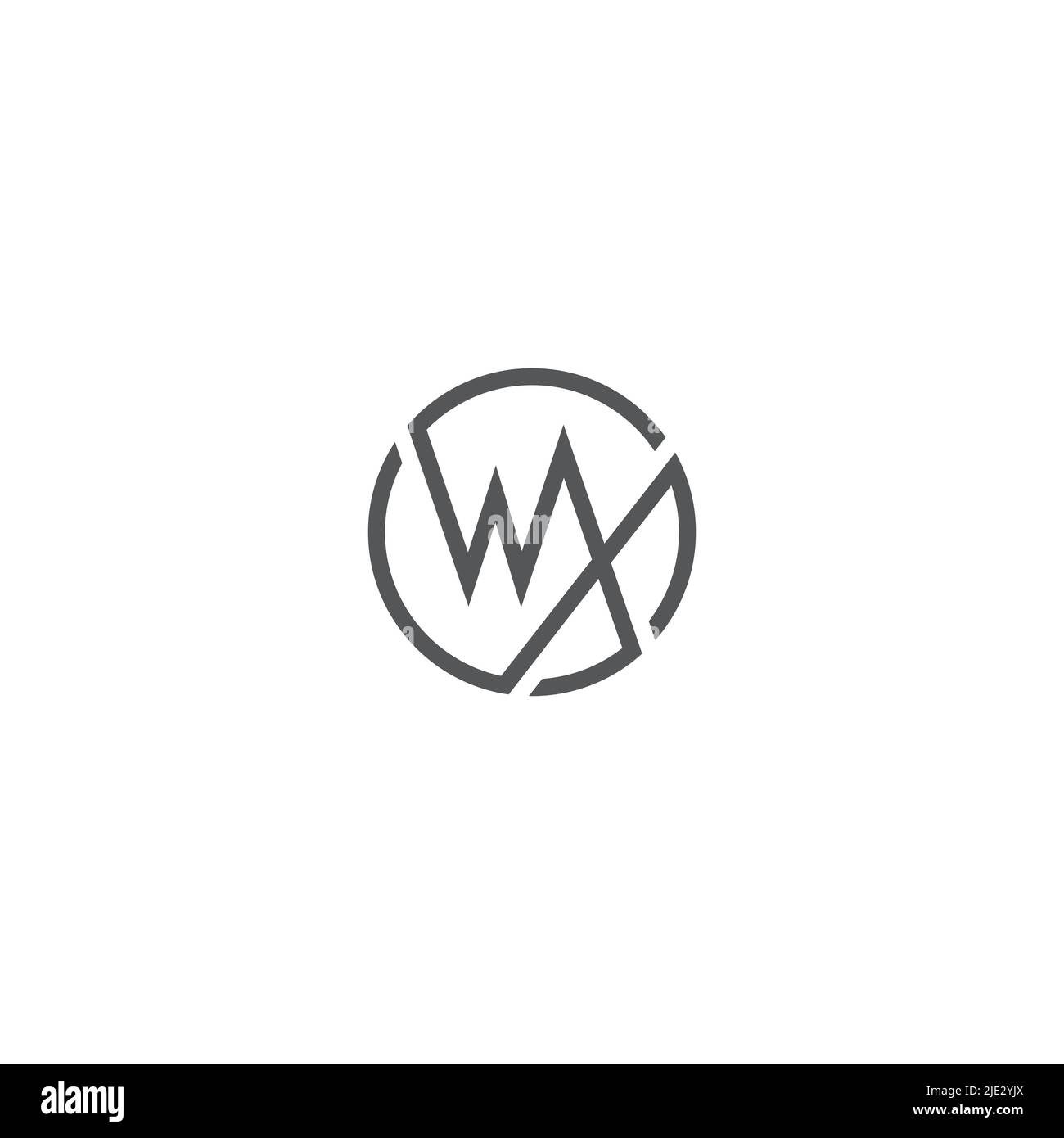 Alphabet letters Initials Monogram logo XW, WX, X and W Stock Vector ...