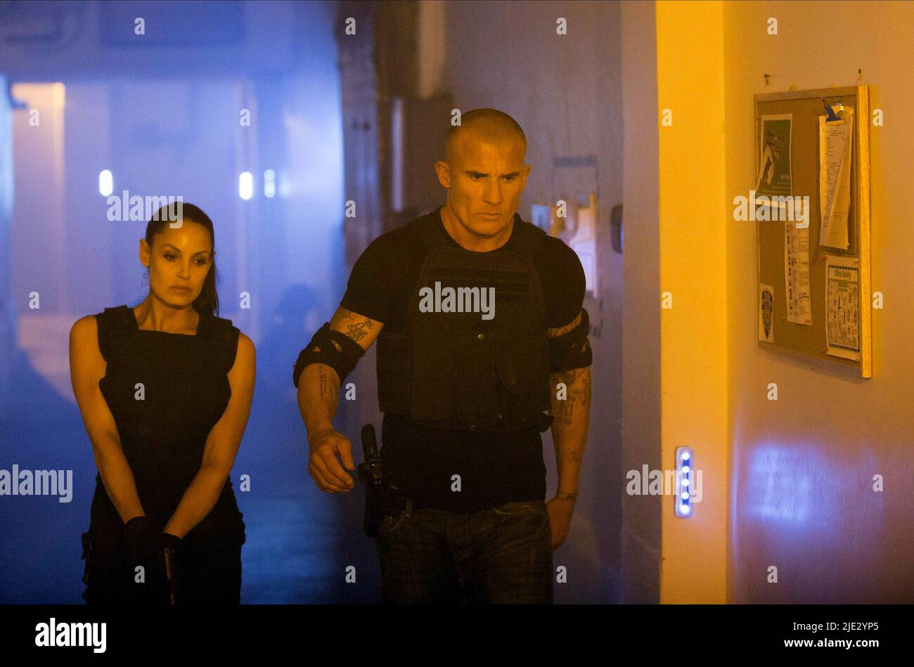 TRISH STRATUS, DOMINIC PURCELL, GRIDLOCKED, 2015 Stock Photo - Alamy